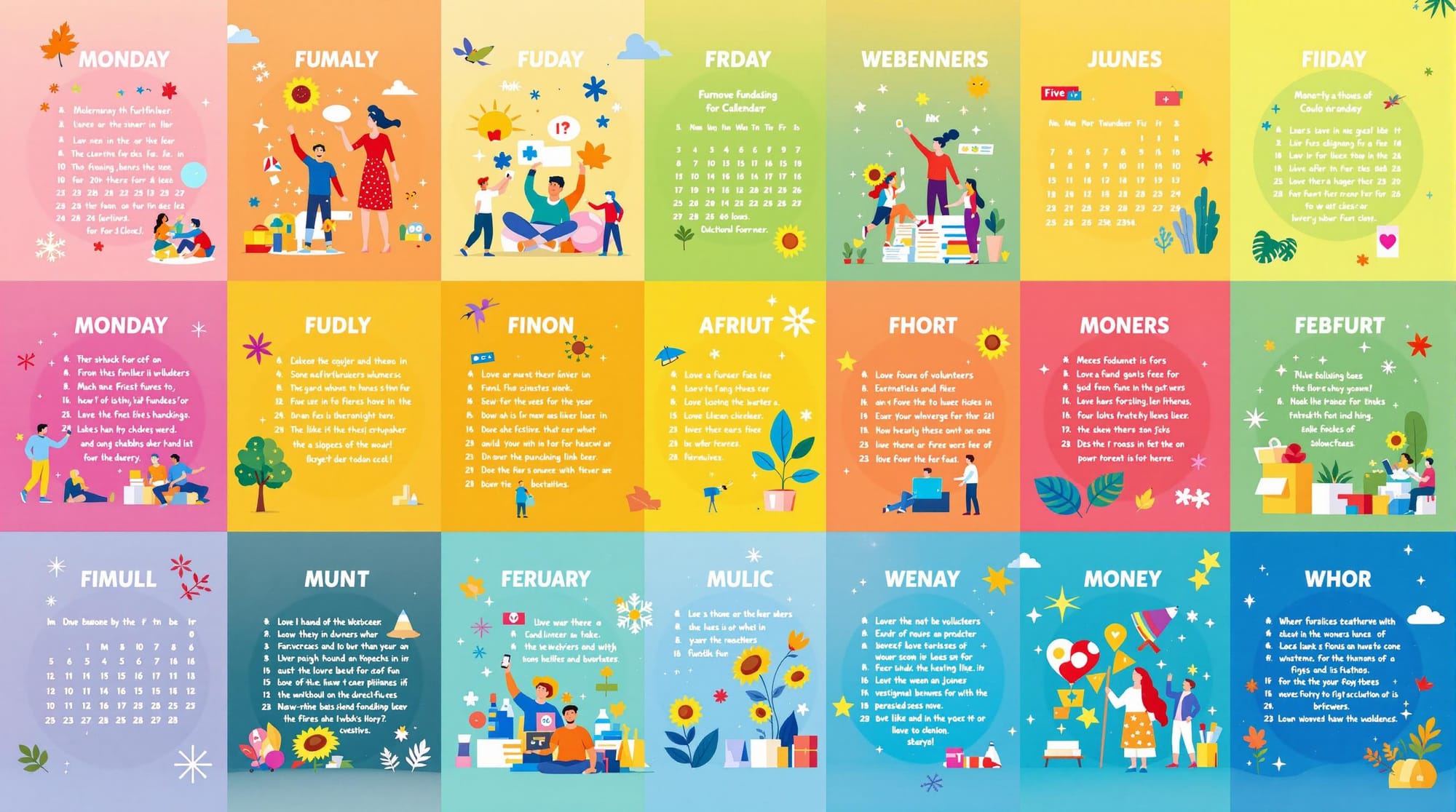 Seasonal Fundraising Calendar: 52 Week-by-Week Ideas